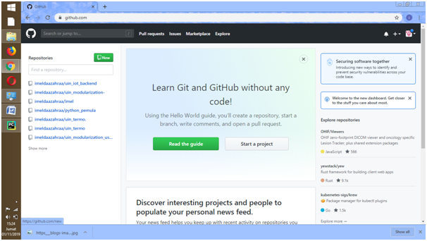How To Create A New Repository On Github For Python Programming By Imelda Zahra Tungga Dewi