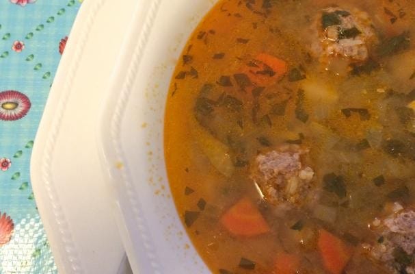 How To Make Ciorba de Perisoare — Romanina Meatball Sour Soup | Recipe ...