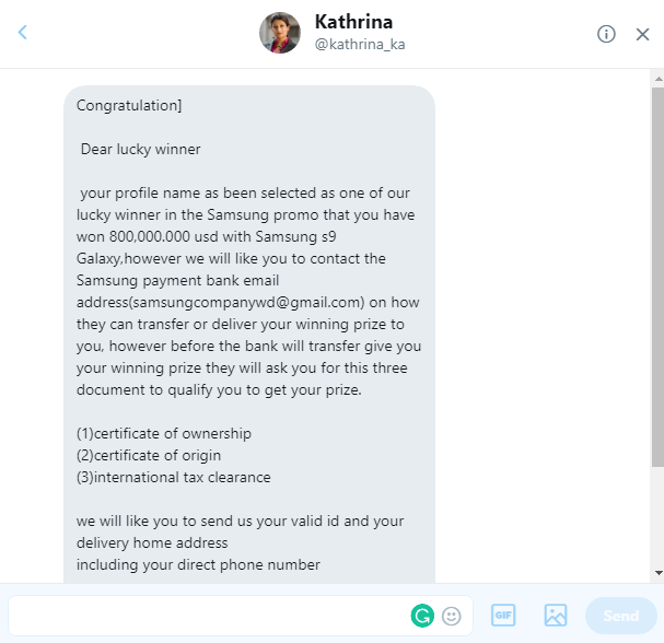 Scammers Everywhere: Beware of this latest and ongoing “Samsung Promo ...