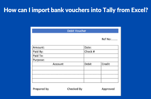 How can I import bank vouchers into Tally from Excel? | by fastinflow soft | Medium