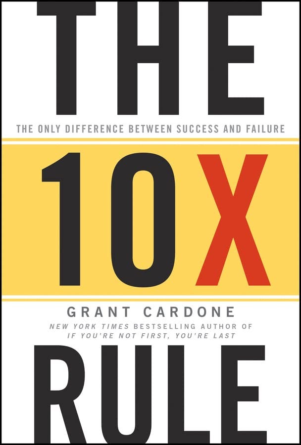 “The 10X Rule” by Grant Cardone Summary, Part 1 | by Business & Books ...
