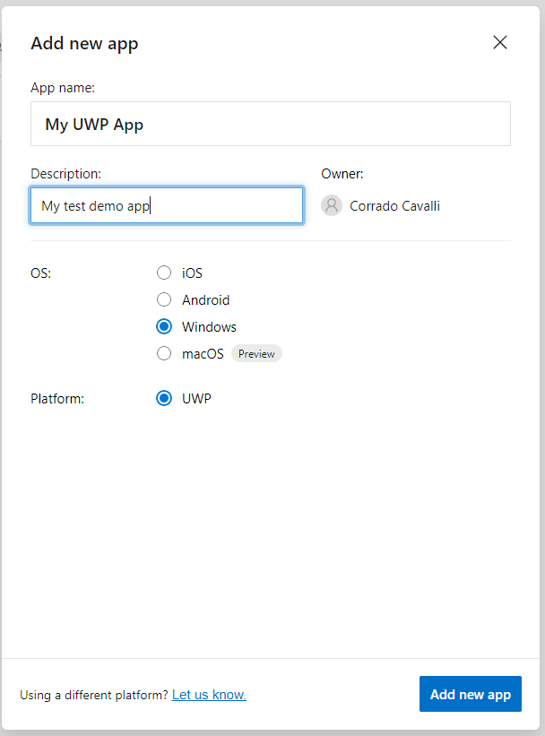 How to build UWP apps with App Center | by Corrado Cavalli | Corrado Cavalli | Medium