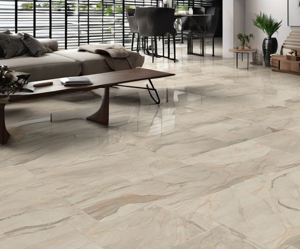Mirror like finish of Double Charged Vitrified Tiles is extremely ...