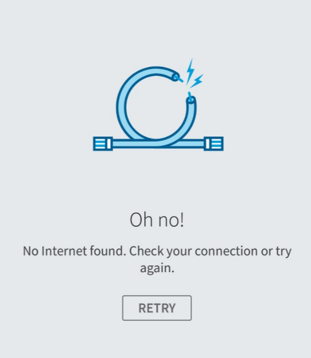 No Internet Connection Android