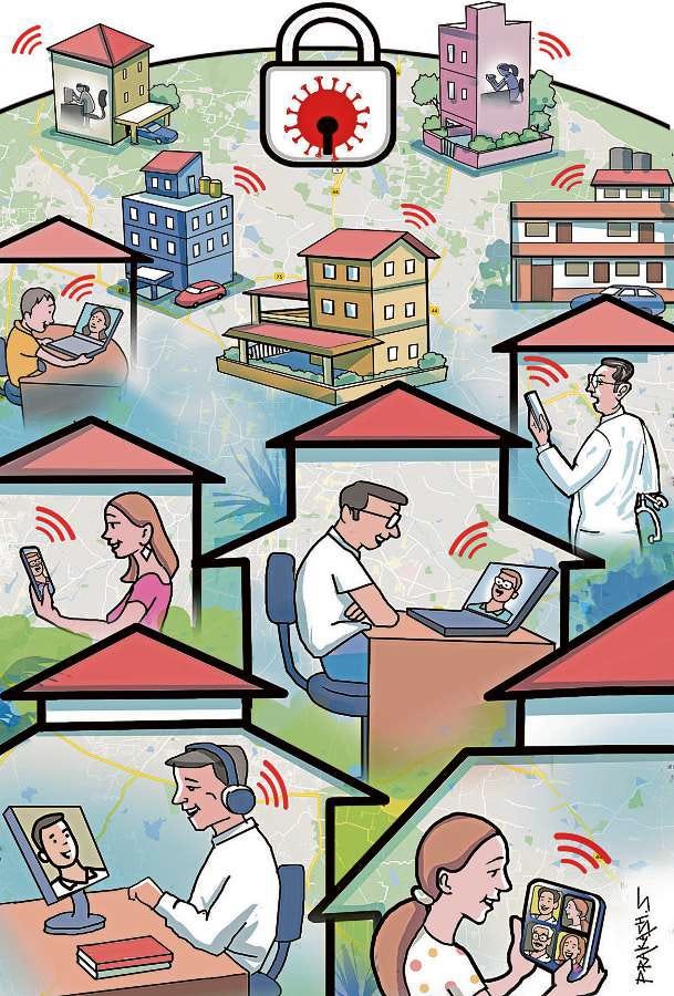Role of Technology in Lock down. Hello everyone, | by Malav Gajjar | Medium