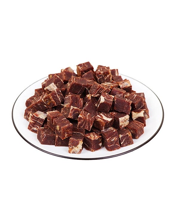 Dry Beef and Cod Cubes for Dogs. Cod Cubes for Dogs and Beef Cubes for ...