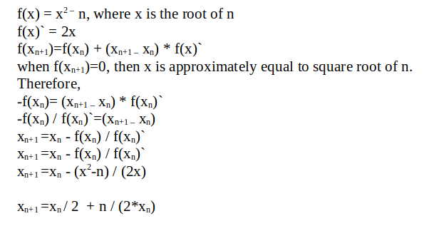Fast square root of a number. Interviewer: Find square root of an… | by ...