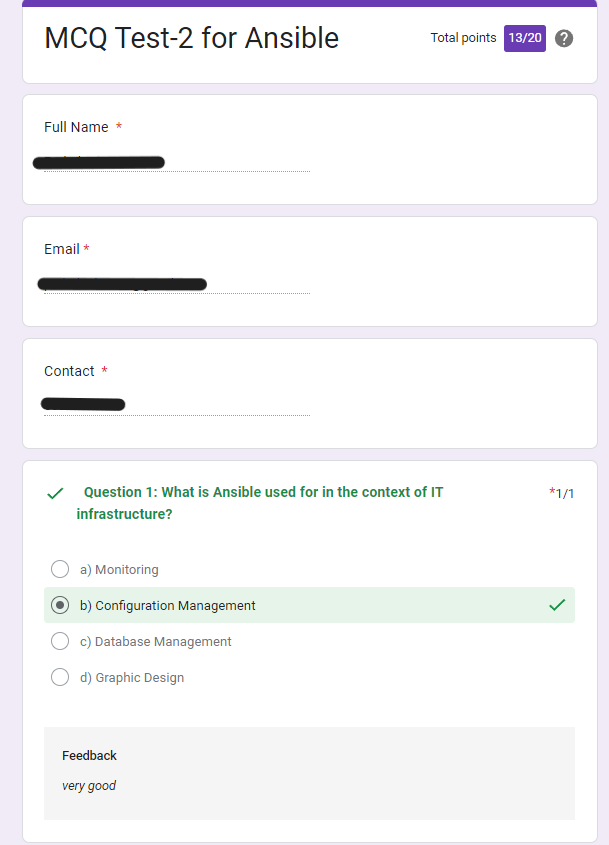 Ansible Test 2 Here Are The Correct Answer For Each By Prabalrishu Jan 2024 Medium
