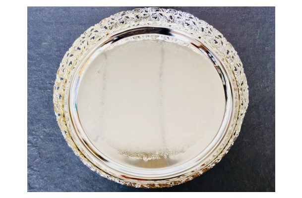 Royal Silver Plated Paandan Tray. Indian Royal Silver Plated Paandan ...