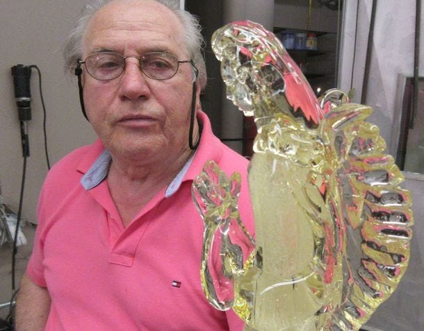 Angelo Rossi Makes Memory Glass from Cremated Remains in Niagara Falls ...