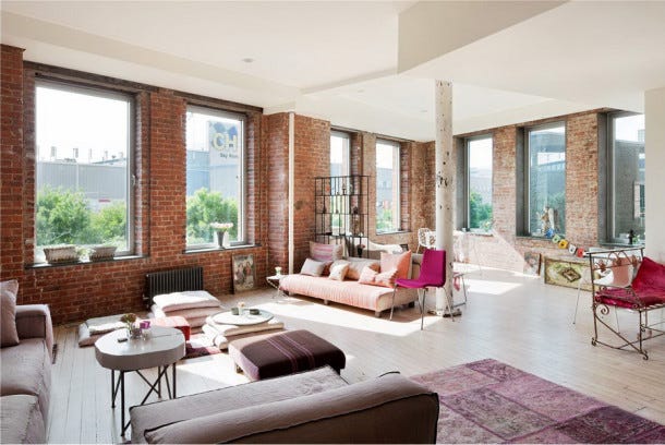 Exposed Brick Work in the Interior | by Anna Samygina | Basics of ...