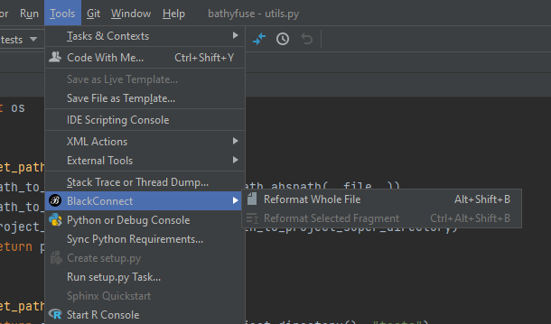 Black formatting in PyCharm. Hello future self and everone else… | by ...