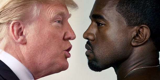 Ye and Trump / From the Nosebleeds: Yeezy Season 3 / TLOP Track by ...