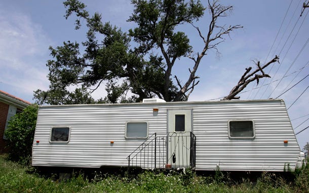 FEMA trailer. writing prompt was to incorporate the… | by pixie lee ...
