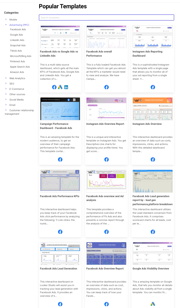 Free Access to 100+ Looker Studio Templates | by Solomon Vineeth | Medium