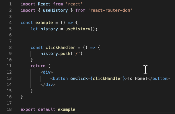 Programmatic navigation after React Router’s V6 update | by Stephen Robbins | Medium