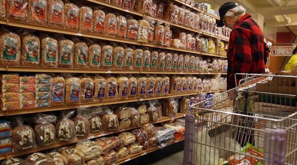 Grocery Store Bread Aisle