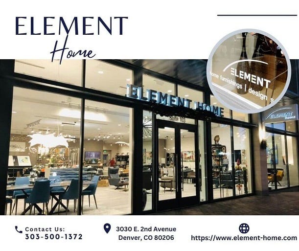 Modern Media Furniture at ELEMENT Home in Cherry Creek - Element Home ...