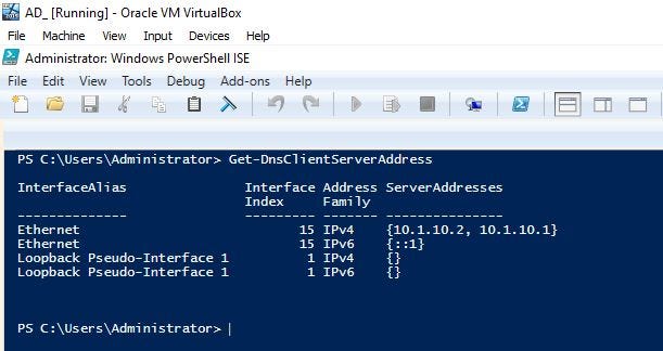 Testing Out Some Powershell Commands About A List Of Dns Server Addresses Windows Services 6763