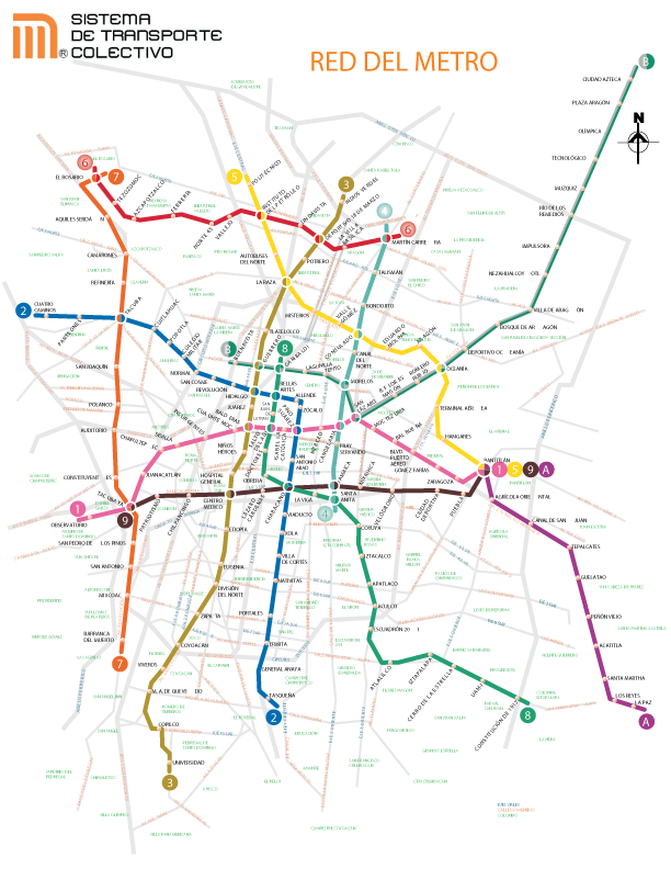 Mexico City’s Metro Shapefile | by Jose Carlos González | pepe carlos ...