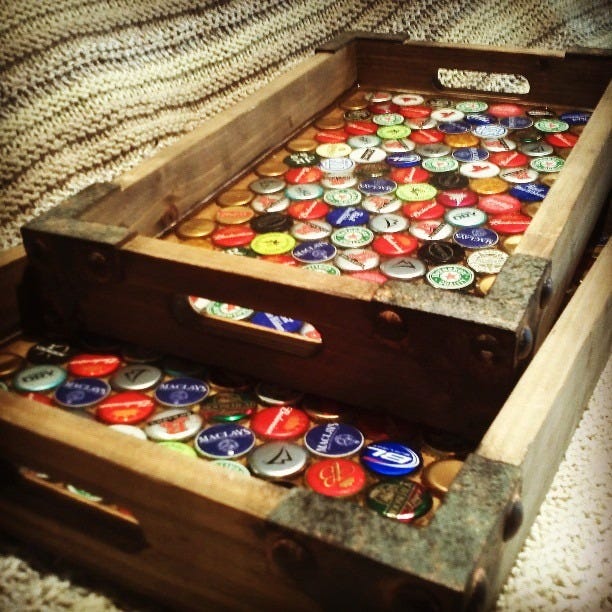 Beer cap trays. Blog | by Ariel Coverage | Medium