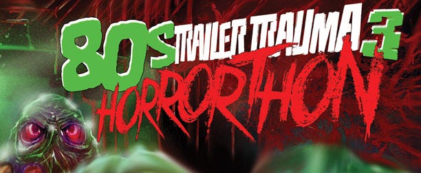 TRAILER TRAUMA 3: ’80s HORROR-THON is ALL You Need for Christmas! | by ...