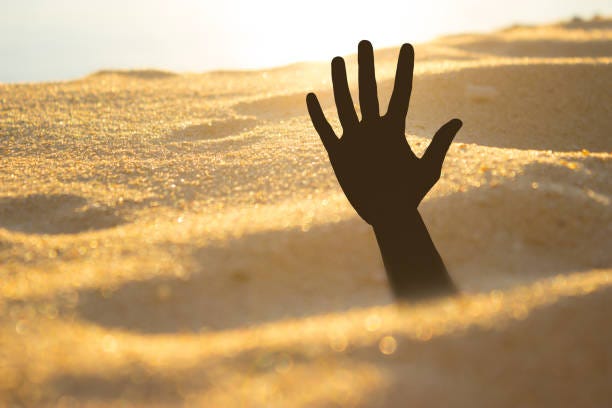 The Sinking Sand - Timmy Michaels - Medium