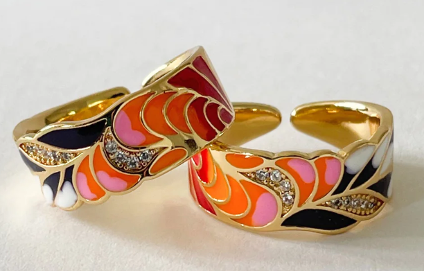 Exploring the Symbolism of Enamel Rings: A Closer Look at Their Meaning ...