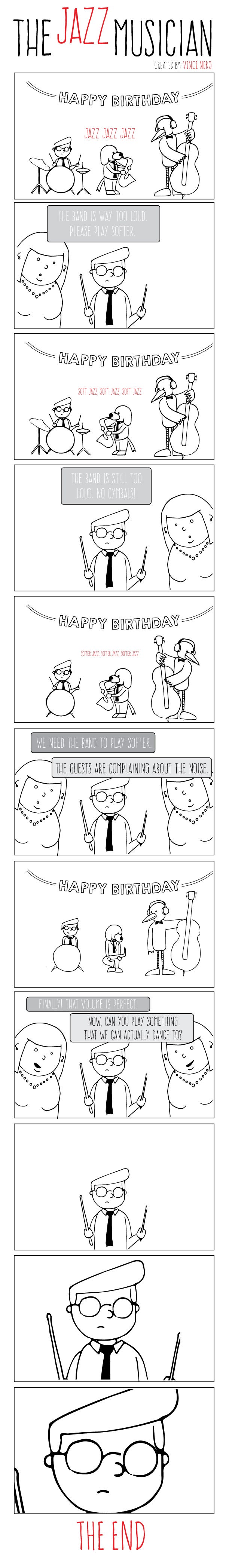 The Jazz Musician. comic 1 | by The Jazz Musician | Panel & Frame | Medium