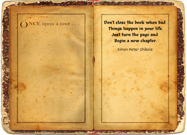 "Don’t close the book when bad things happen in your life; just turn ...