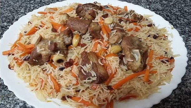 Traditional Afghan Rice Pulao: An Authentic Afghan Pulao Recipe - awais ...