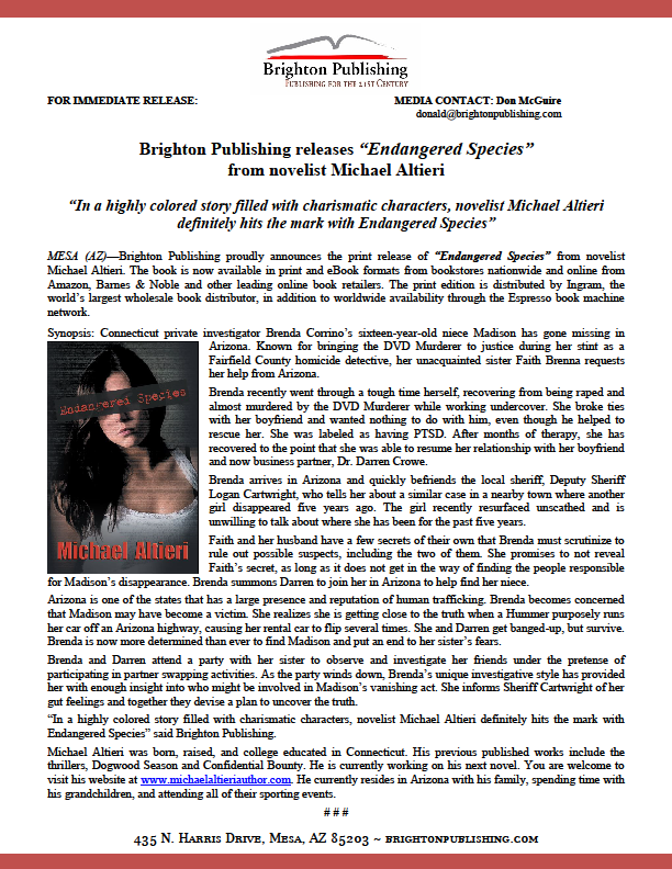 PRESS RELEASE | by Michael Altieri | Medium