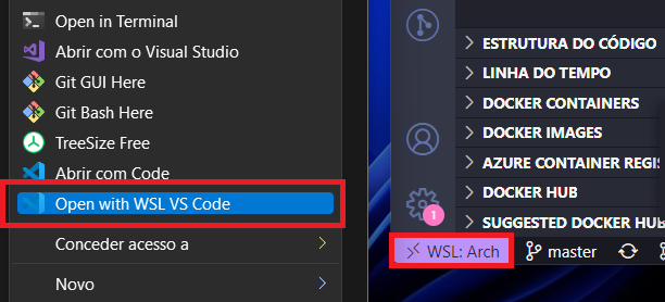 VS Code e WSL através do menu de contexto do Windows | by Flávio Franco | Medium