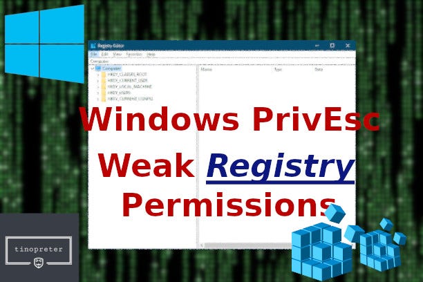 Windows PrivEsc (5) -Weak Registry Permissions | by tinopreter | Medium