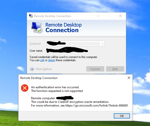 [easy] Error Remote Desktop Connection Credssp Encryption Oracle Remediation Anatoly Urie Medium