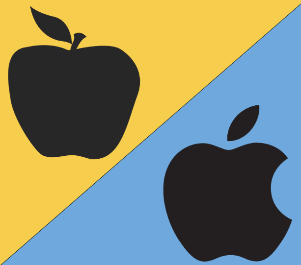 Apple vs Apple. Brand vs Fruit. Real-world dataset using Google Images ...