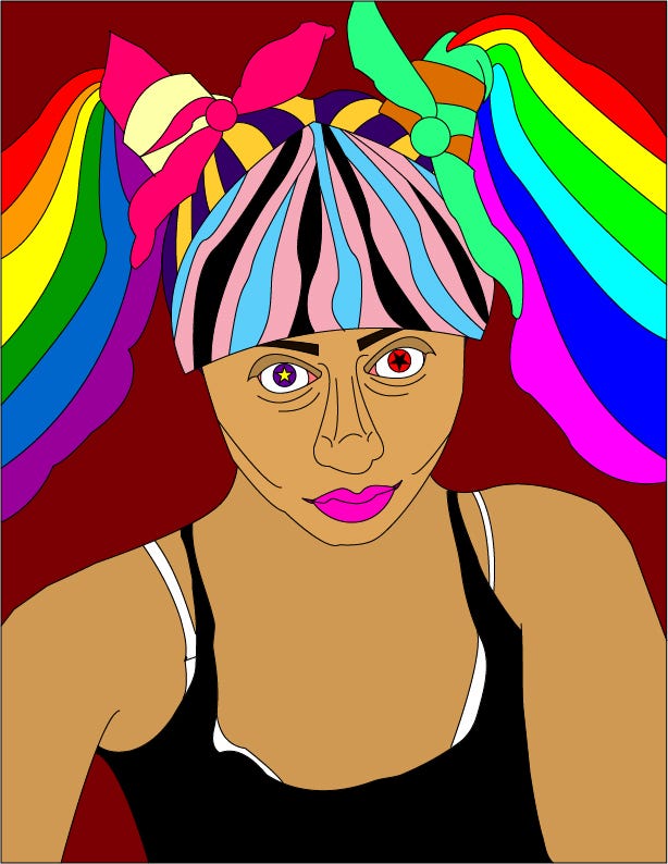 Geometric Self-Portrait Project | by Crystal O'Neill | Medium