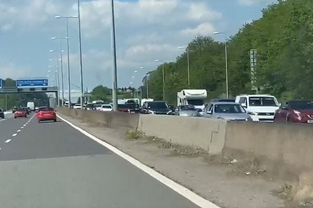 M5 traffic live: All vehicles held amid crash — updates - Techswire ...