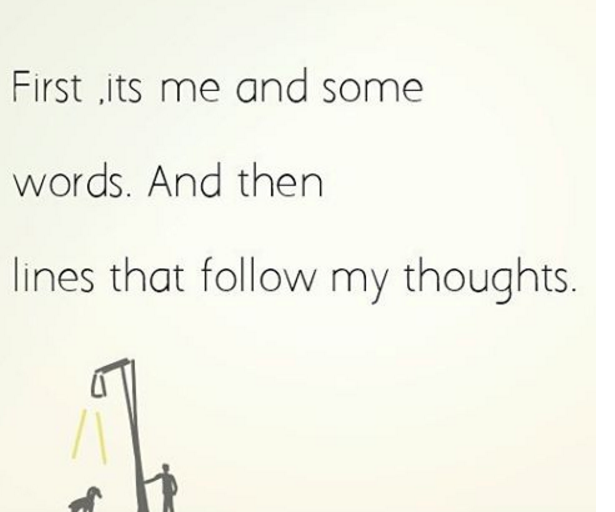 Lines that follow my thoughts | by The Word Wanderer | Medium
