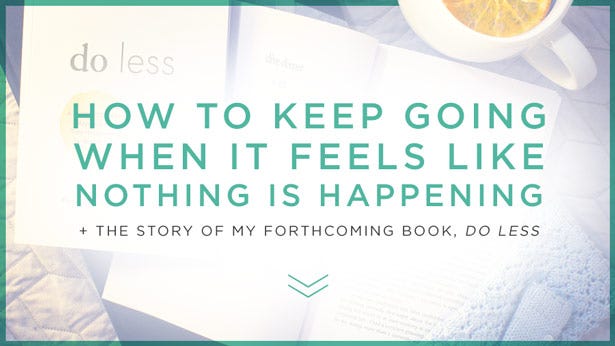 The Story of My Forthcoming Book, Do Less | by Kate Northrup | Medium