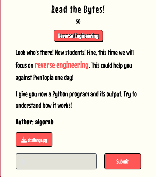 NOPS CTF — Read The Bytes. Reverse engineering challenge | by ...