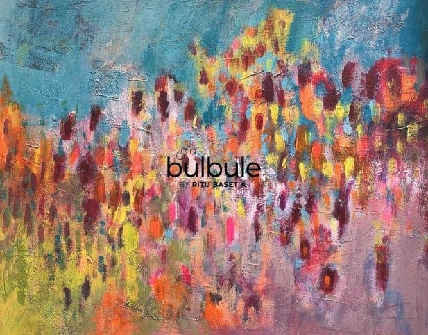 Shop Best Abstract Painting | Abstract Art - Bulbule - Medium