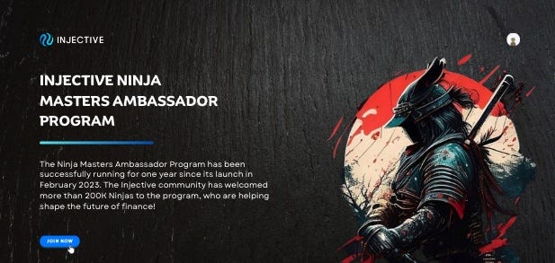 INJECTIVE NINJA MASTERS AMBASSADOR PROGRAM | by Ajunwa John Innocent ...