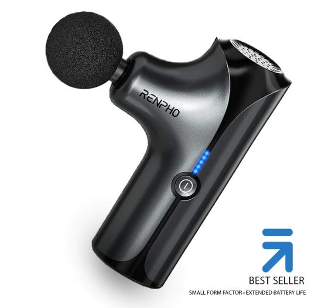Experience Deep Tissue Massage Anytime Anywhere With The Renpho Mini Massage Gun By