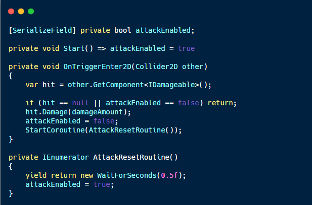 Cooldown system and stop moving while being hit | by Hernando Nieto ...