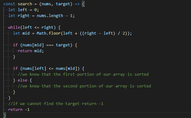 Search in Rotated Sorted Array. Today I came across the LeetCode… | by Matt Carlos | Medium