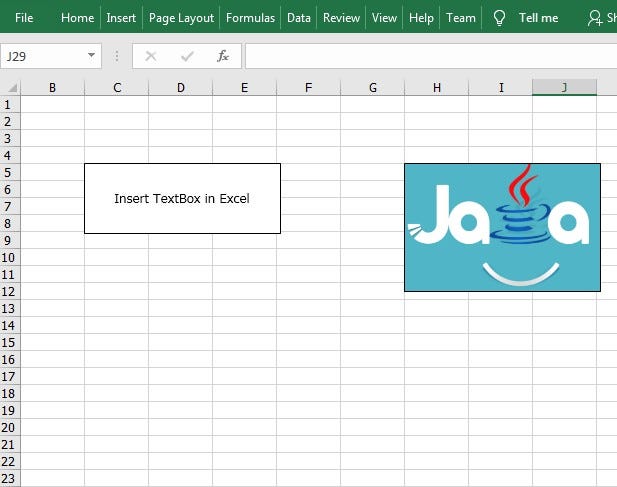 Insert Textbox to Excel Worksheet Using Java | by Andrew Wilson | Medium