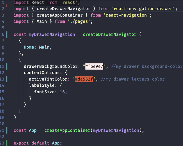 Drawer Navigation no React-Native | by Mylena Santos Gama | Medium