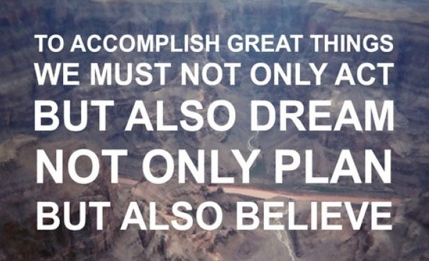 Motivational Quotes. To accomplish great things, we must not… | by ...