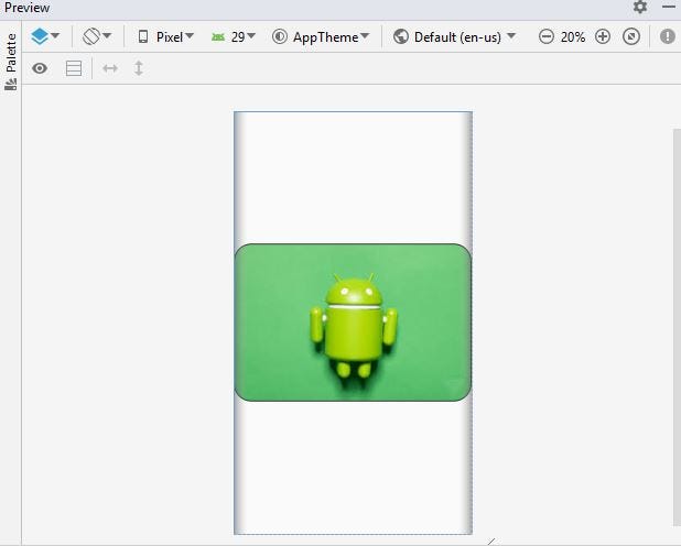 Curve image corner android Using XML | by Zeeshan Waheed | Medium